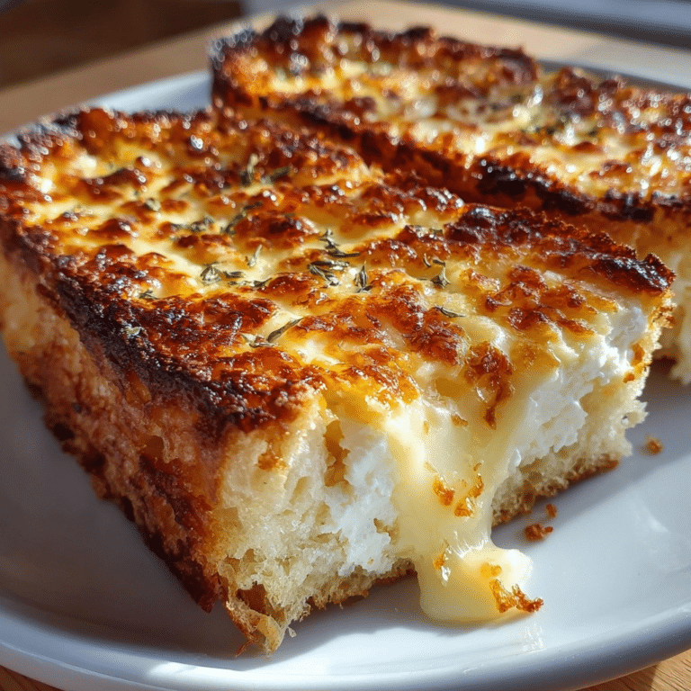 Golden Cottage Cheese Grilled Cheese Slab — No Bread Hot Melt Pull
