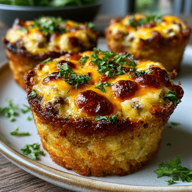 Comforting Cottage Cheese Cheeseburger Melt Cups — No Bun Hot Pull