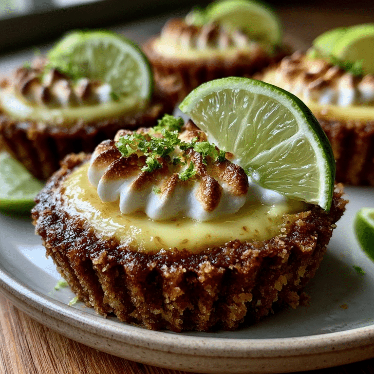 Mini Key Lime Pies: Bite-Sized Citrus Bliss